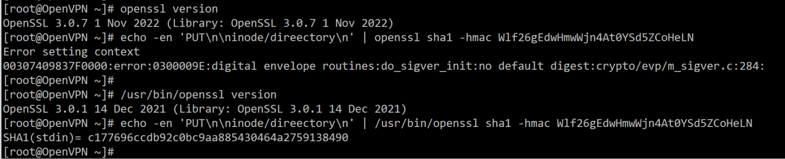 新版本openssl 3.0.7使用hmac报错Error setting context | ReMember